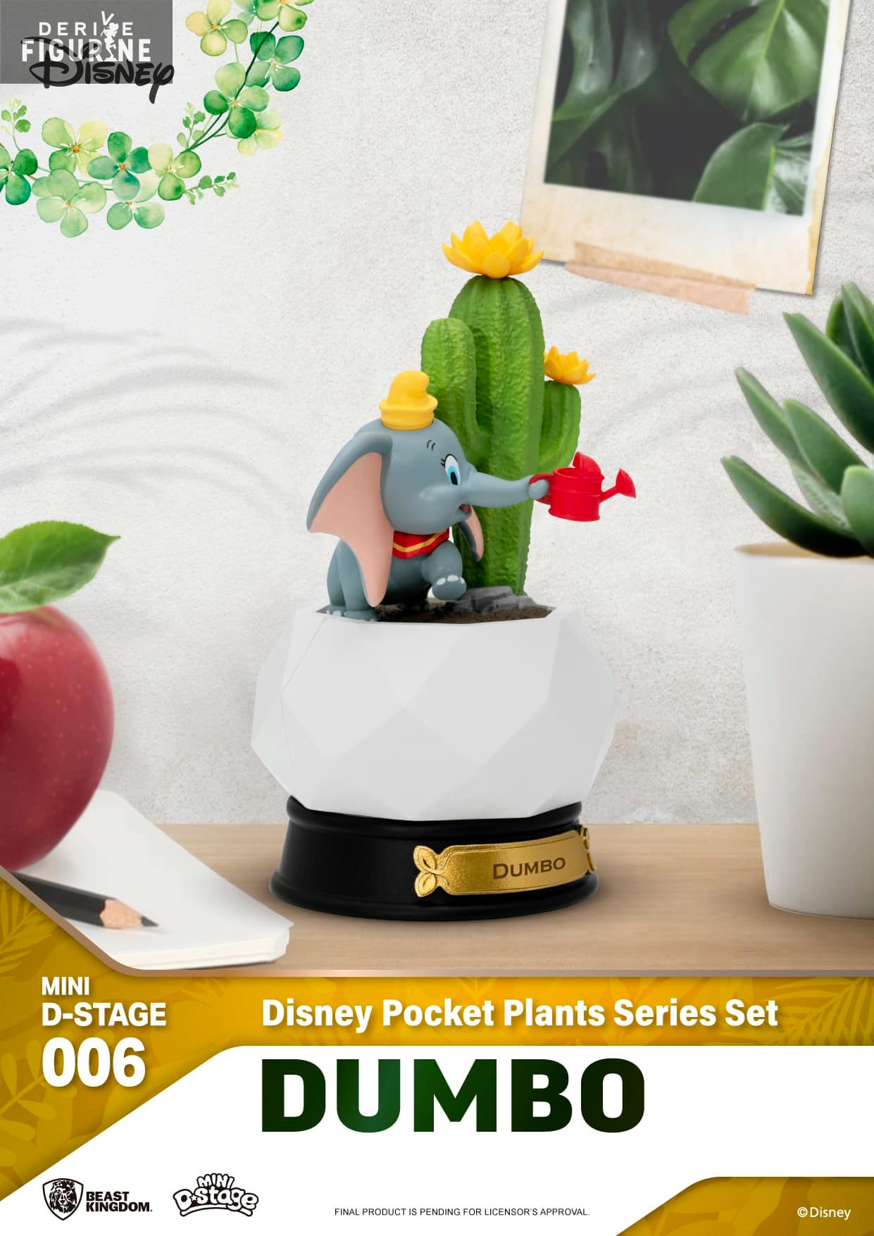 Pack 6 figures Pocket Plants Series, Mini Diorama Stage - Disney ...