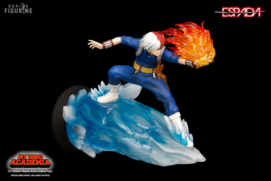 Shoto Todoroki wall figure - My Hero Academia - Espada Art