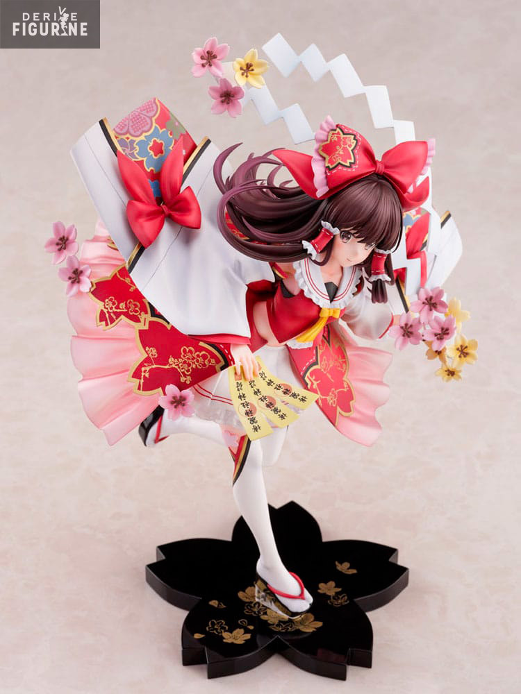 Reimu Hakurei figure, Illustration by Fuzichoco - Touhou Project - FuRyu