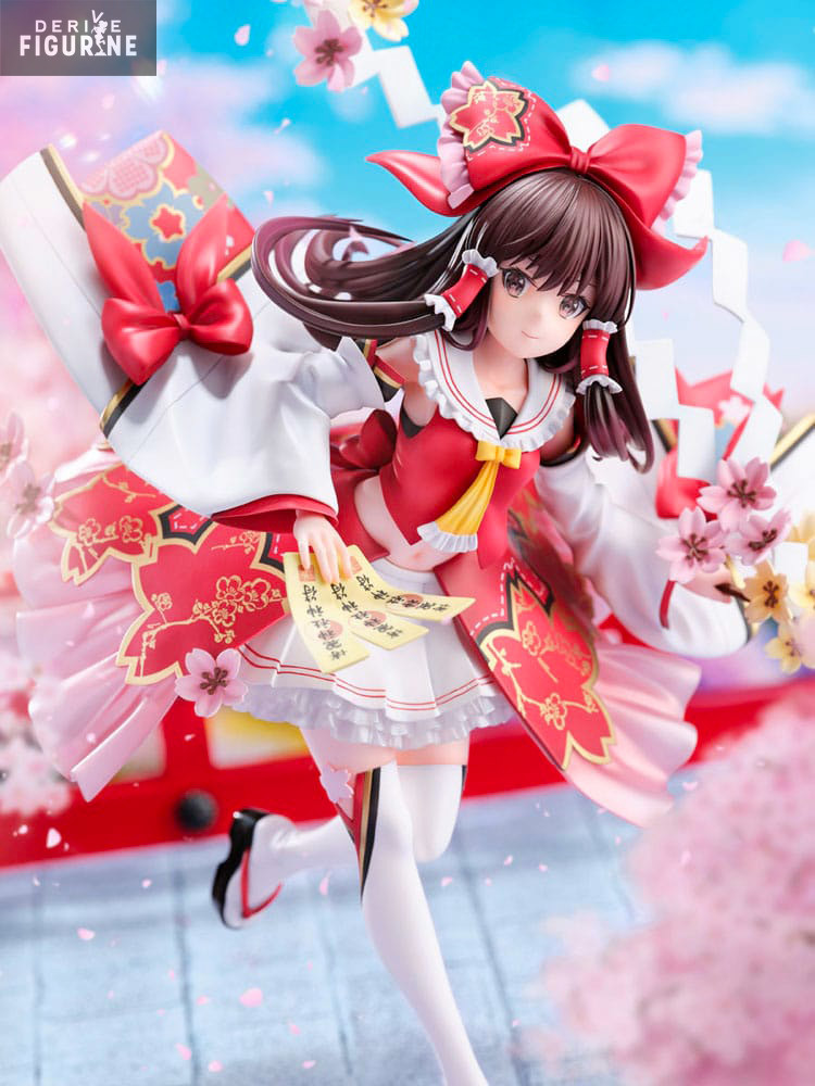 Reimu Hakurei figure, Illustration by Fuzichoco - Touhou Project - FuRyu