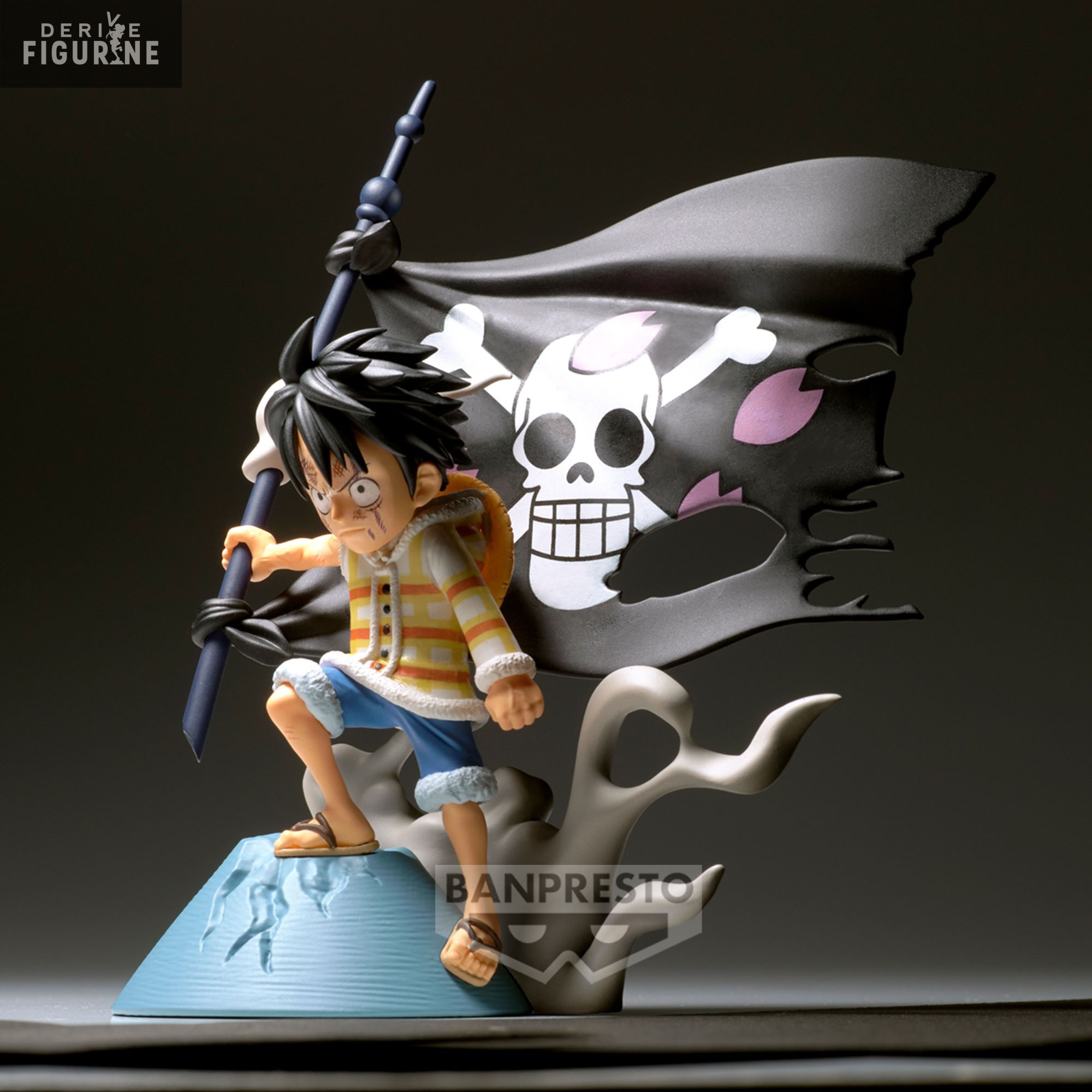 Figurine Luffy Flag, WCF Log Stories - One Piece - Banpresto