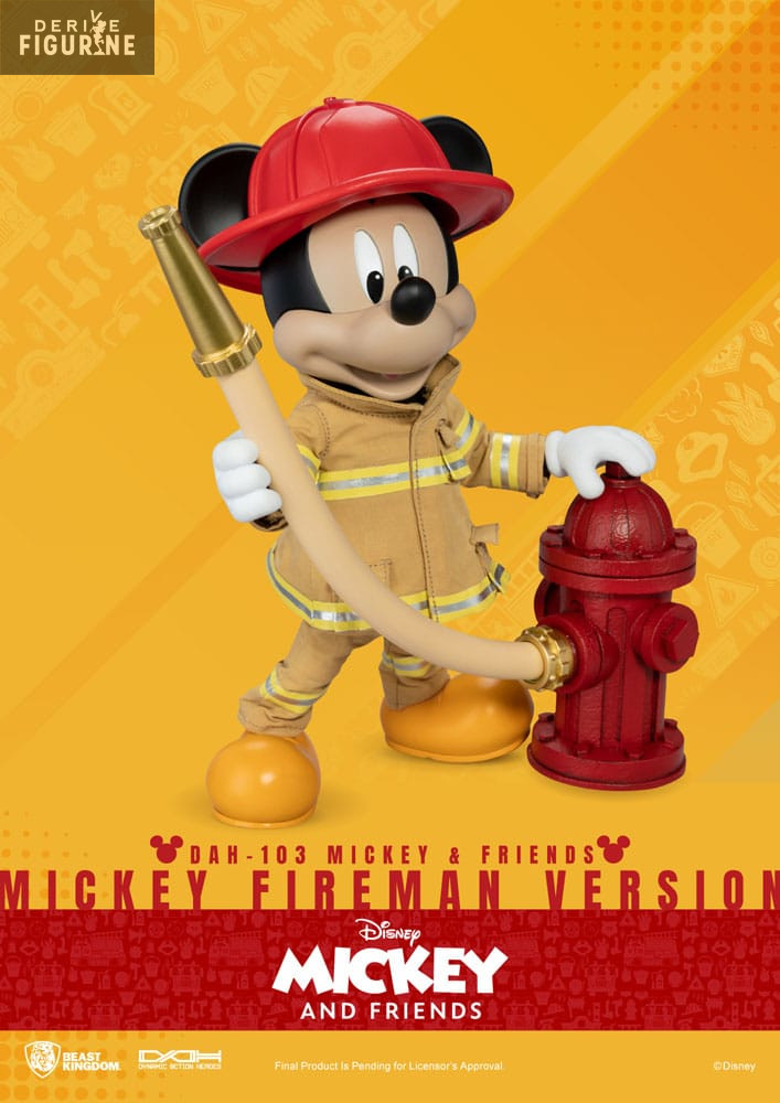 Mickey figure Fireman, Dynamic Action Heroes - Disney, Mickey & Friends ...