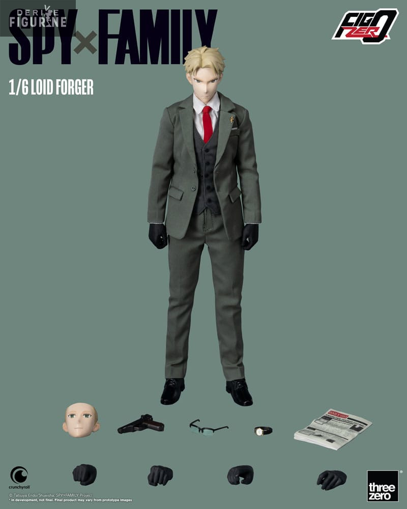 Loid Forger figure, FigZero - Spy x Family - ThreeZero