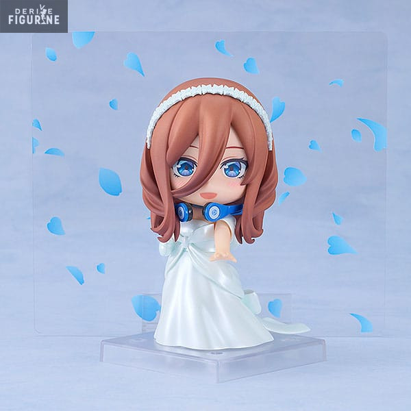 Figurine Miku Nakano Wedding Dress, Nendoroid - The Quintessential ...