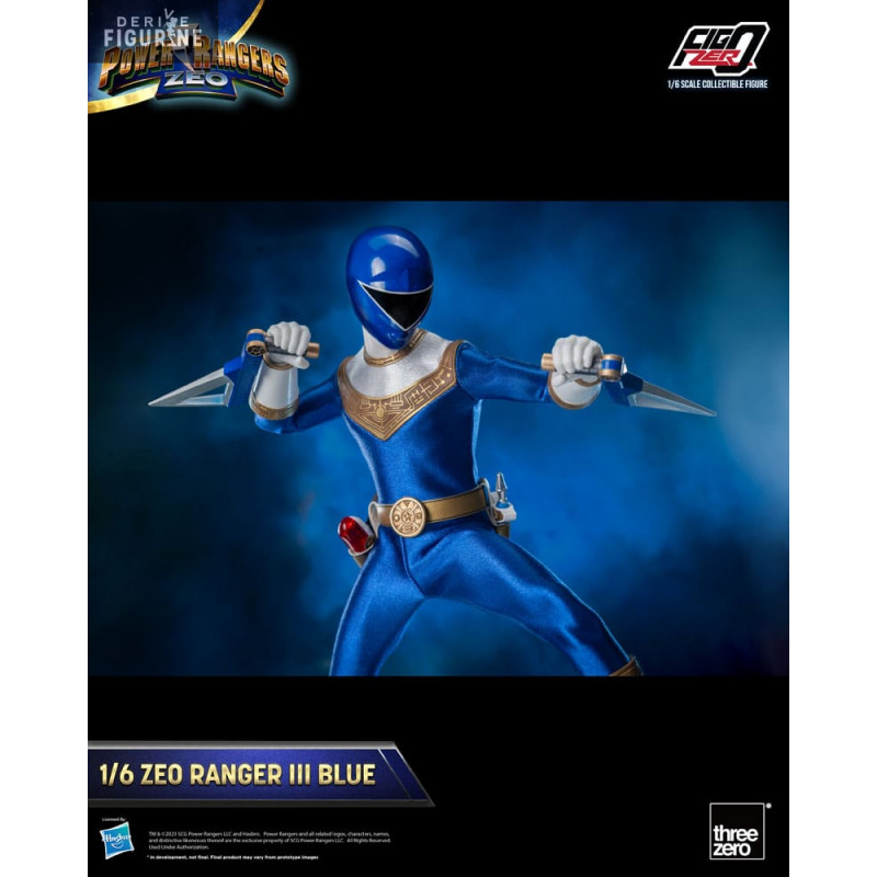 Ranger III Blue figure, FigZero - Power Rangers Zeo - ThreeZero