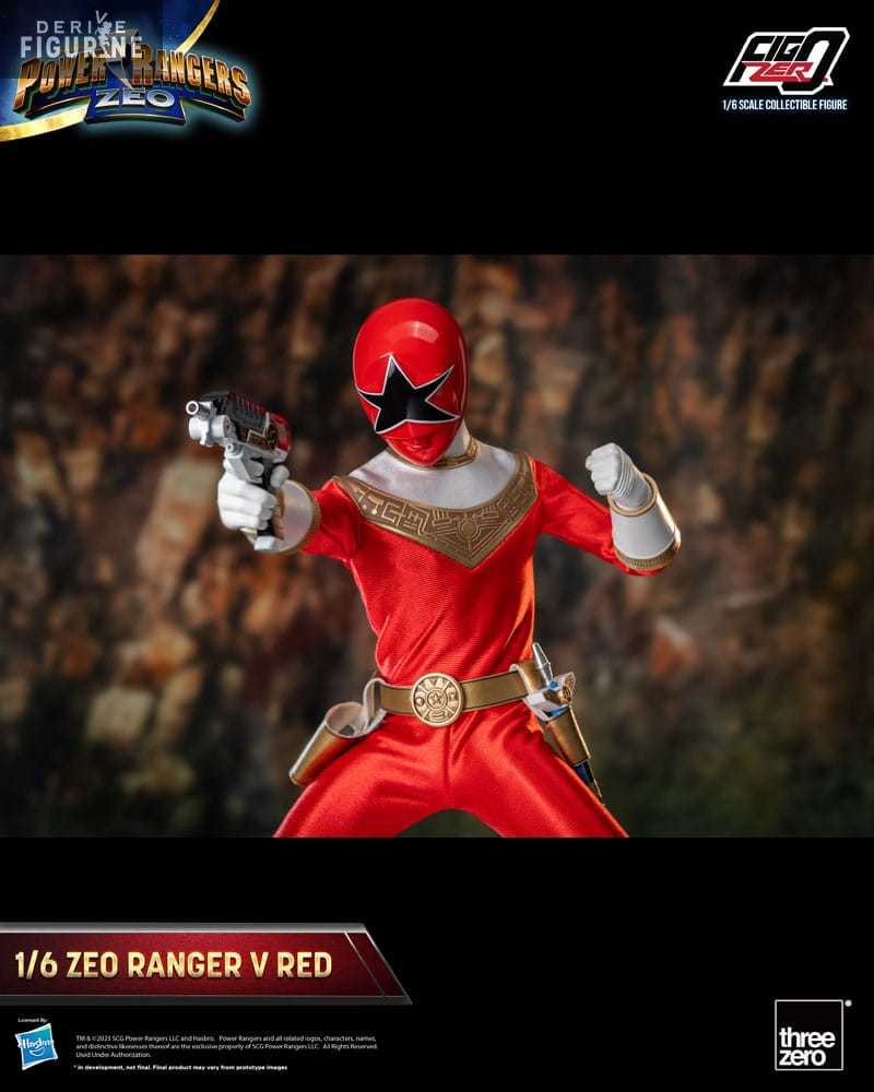 Ranger V Red figure, FigZero - Power Rangers Zeo - ThreeZero