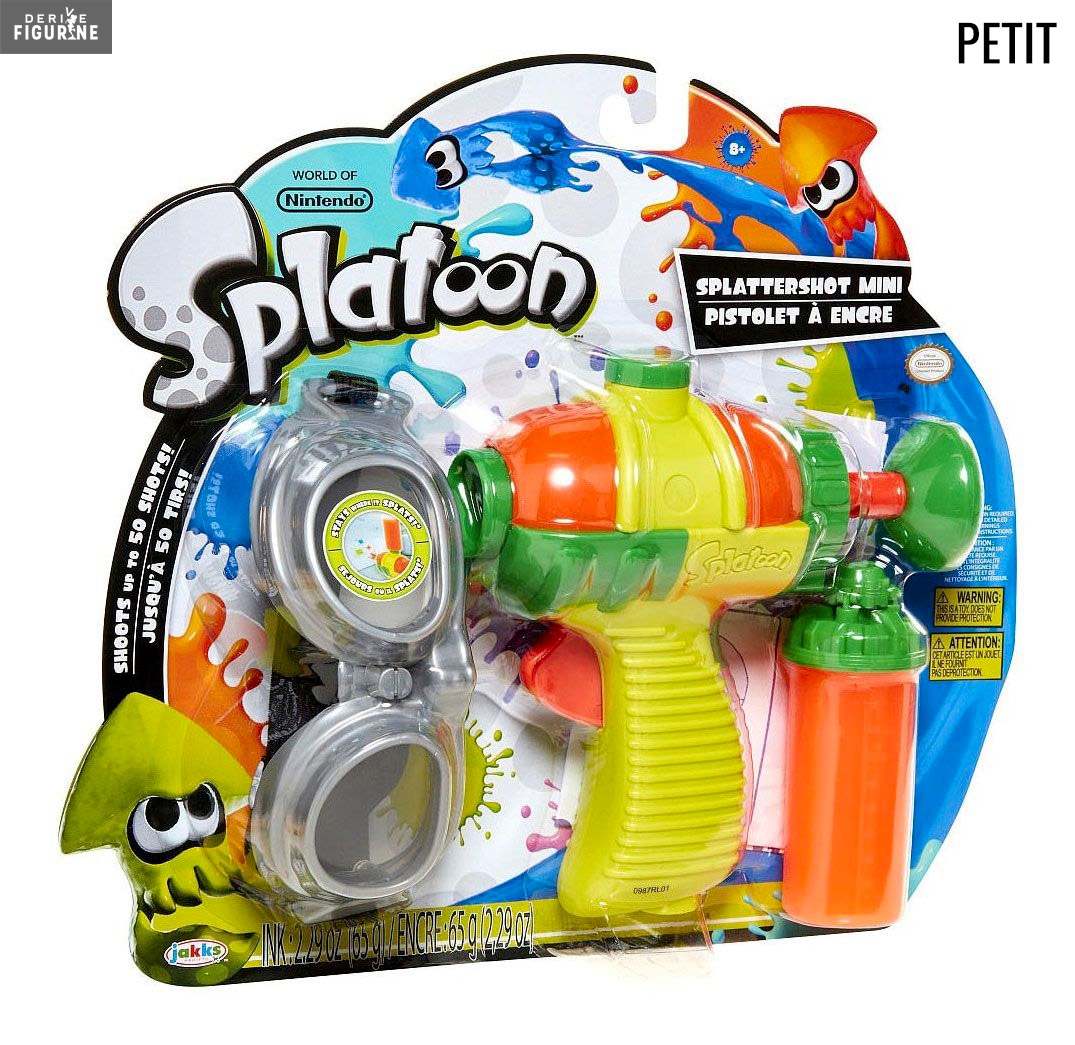 Splattershot ink gun, large or small blaster - Splatoon - Jakks Pacific