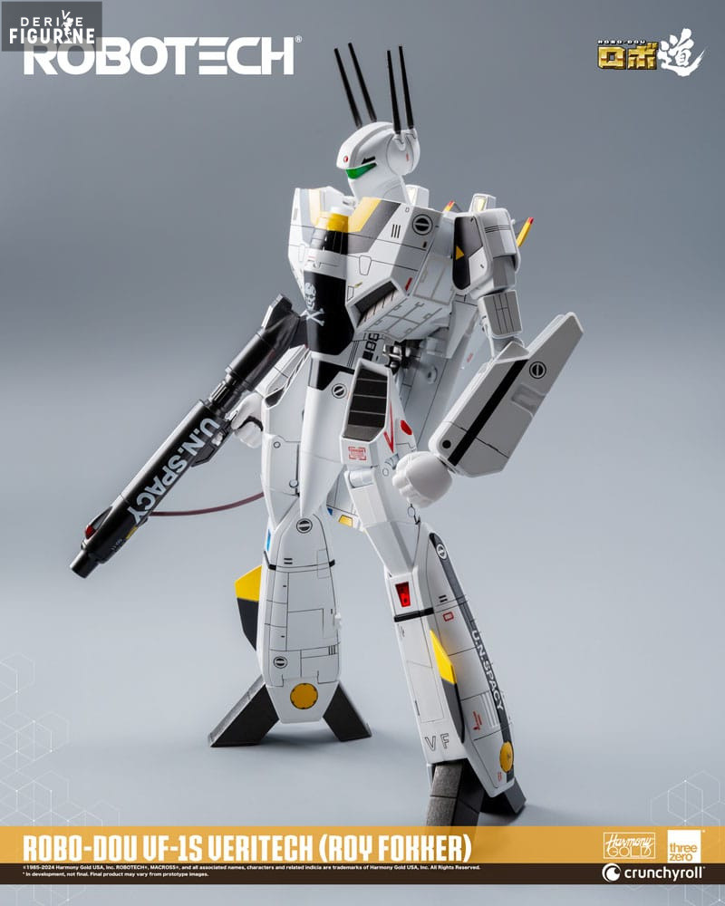 VF-1S Veritech (Roy Fokker) figure, ROBO-DOU - Robotech - ThreeZero