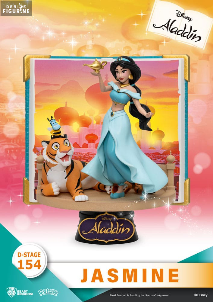 Jasmine figure, D-Stage Book Series - Disney, Aladdin - Beast Kingdom