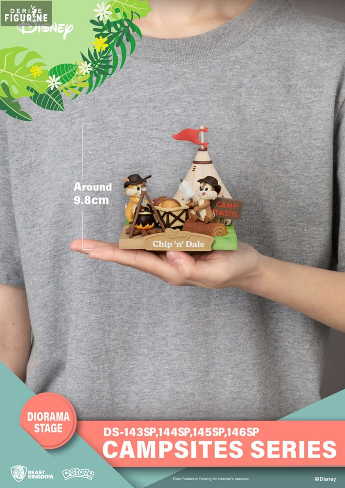 Chip & Dale figure Special Edition, D-Stage Campsite Series - Disney ...