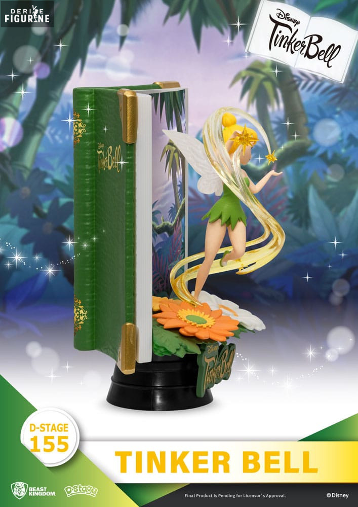 Tinkerbell figure, D-Stage Book Series - Disney, Peter Pan- Beast Kingdom