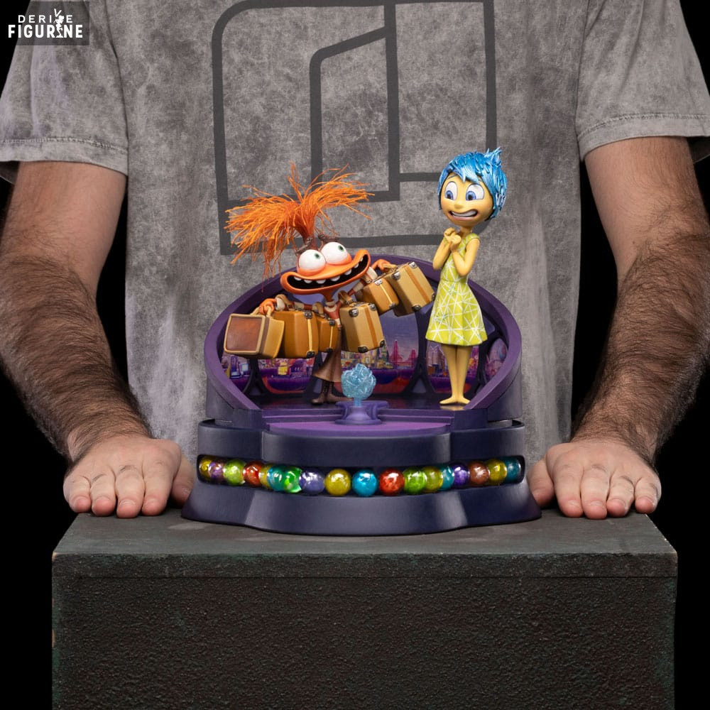 Joy and Anxiety figure, Deluxe Art Scale - Disney, Inside Out 2 - Iron ...