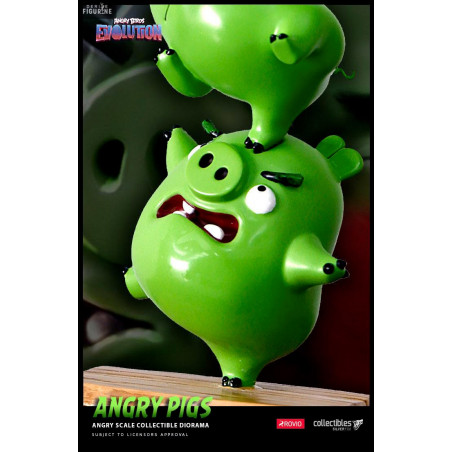 Figurine Angry Pigs - Angry Birds Evolution - Silver Fox Collectibles