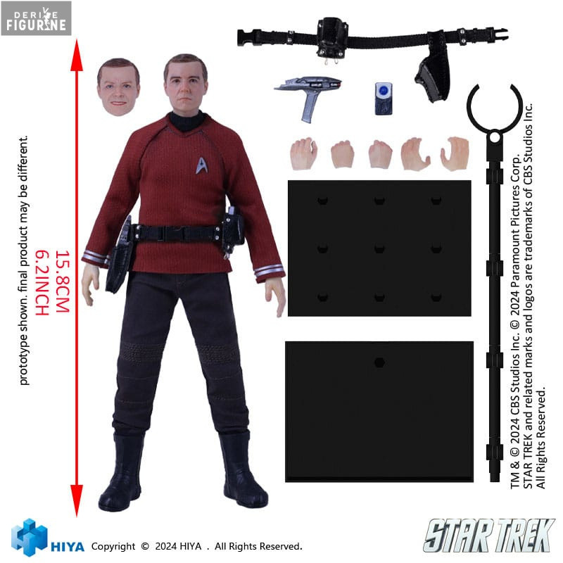 Figurine Scotty, Exquisite Super Series - Star Trek 2009 - Hiya Toys