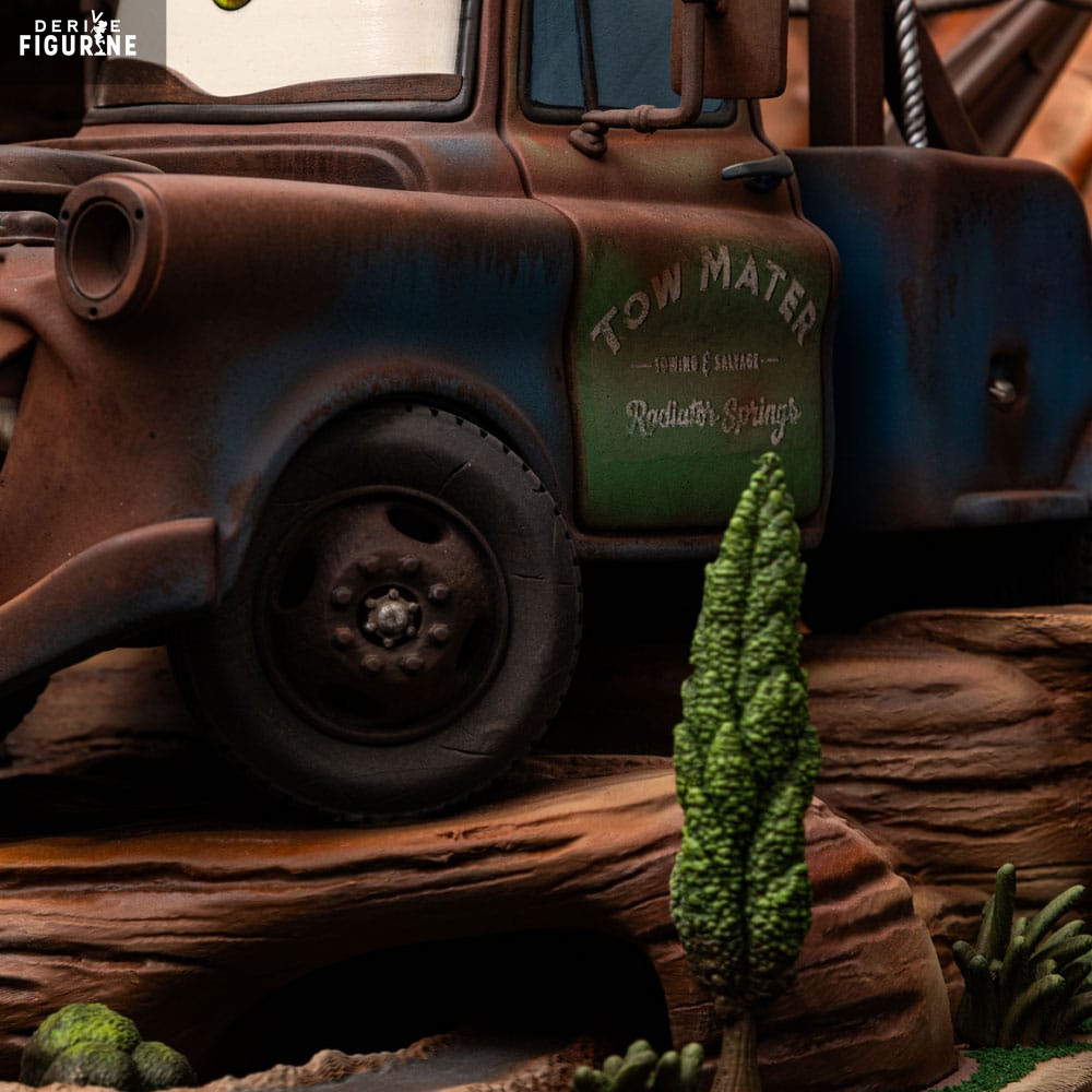 Lightning Mcqueen & Tow Mater figure, Deluxe Art Scale - Disney/Pixar ...