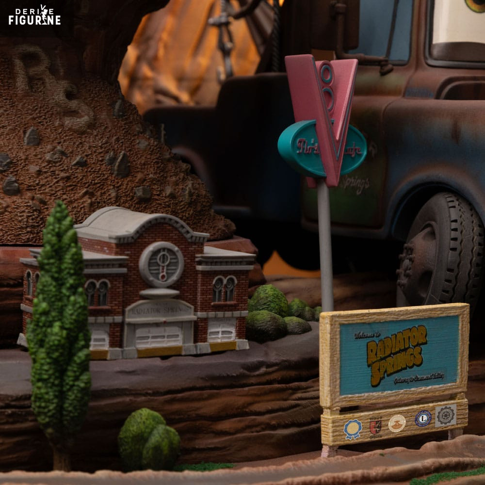 Lightning Mcqueen & Tow Mater figure, Deluxe Art Scale - Disney/Pixar ...