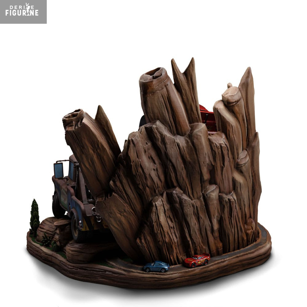 Lightning Mcqueen & Tow Mater figure, Deluxe Art Scale - Disney/Pixar ...