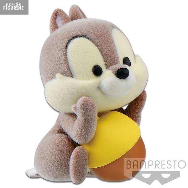 Chip or Dale figure, Fluffy Puffy Petit - Disney - Banpresto