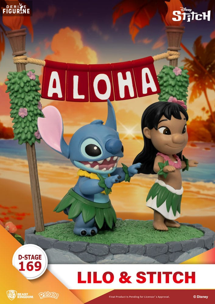 Lilo & Stitch figure, D-Stage - Disney - Beast Kingdom