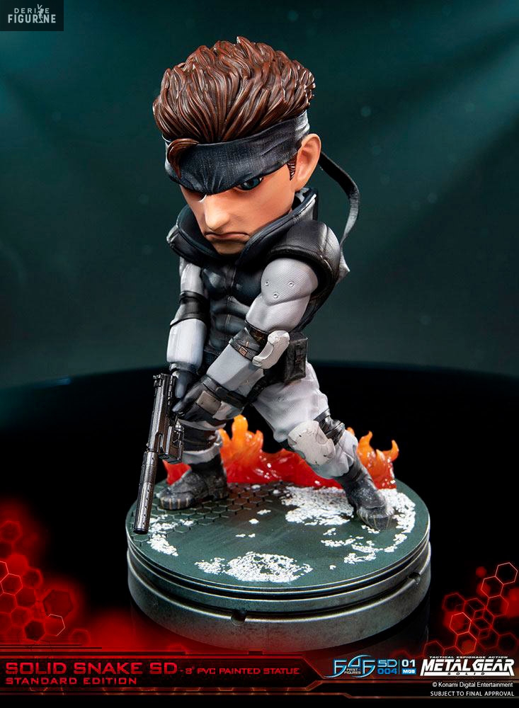 SD Solid Snake figure, available in three versions - Metal Gear Solid ...