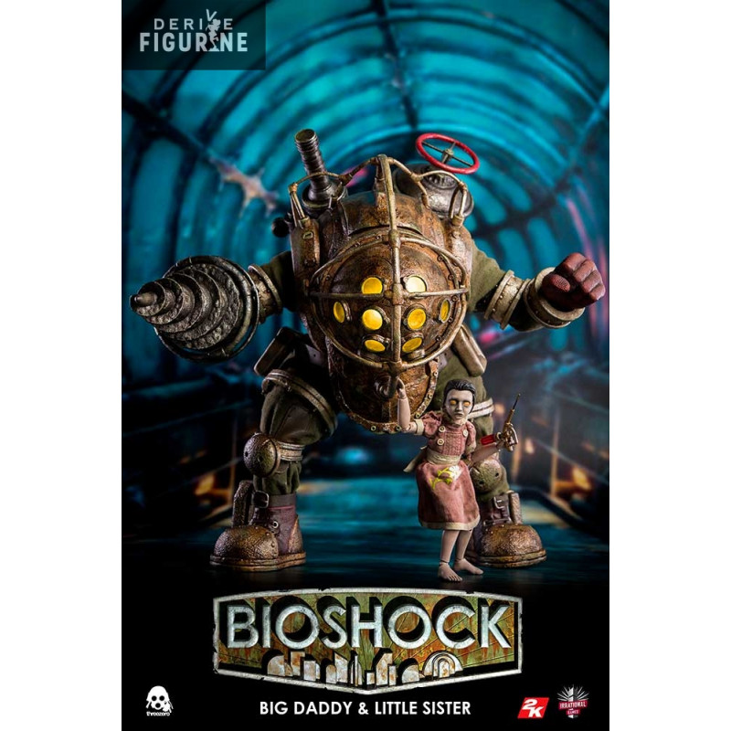 Figure Big daddy and Little Sister - BioShock - ThreeZero