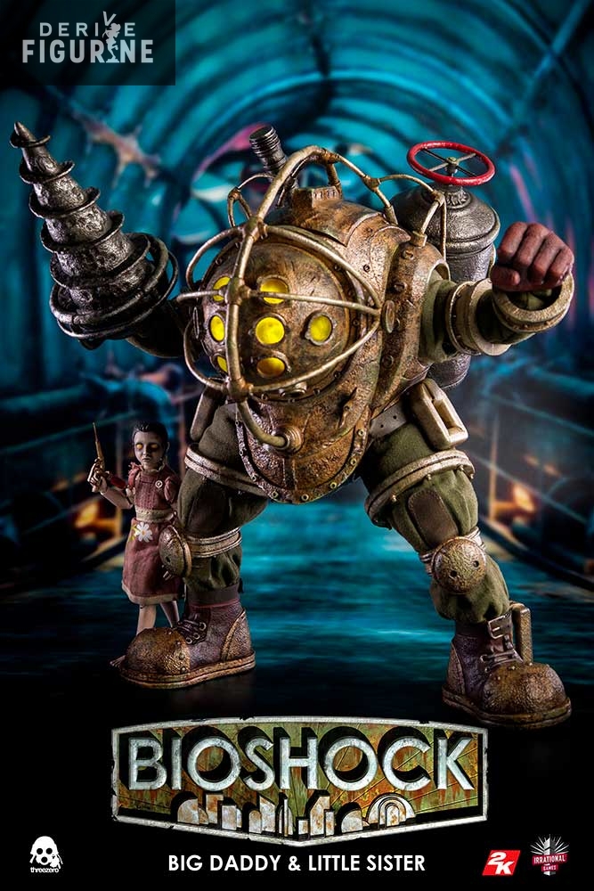 Figure Big daddy and Little Sister - BioShock - ThreeZero