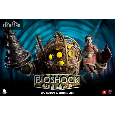 Figure Big daddy and Little Sister - BioShock - ThreeZero
