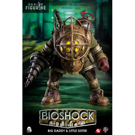 Figure Big daddy and Little Sister - BioShock - ThreeZero