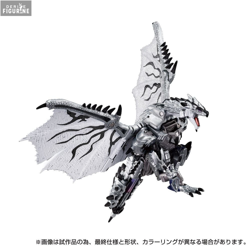 Figurine Silver Rathalos Prime, Team-Up Series - Transformers x Monster ...
