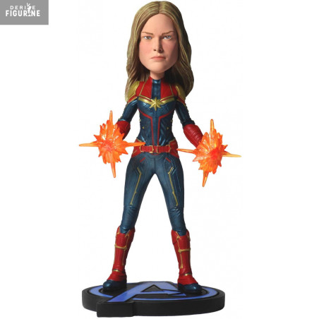 Figurine Captain Marvel, Head Knocker - Marvel, Avengers Endgame - NECA