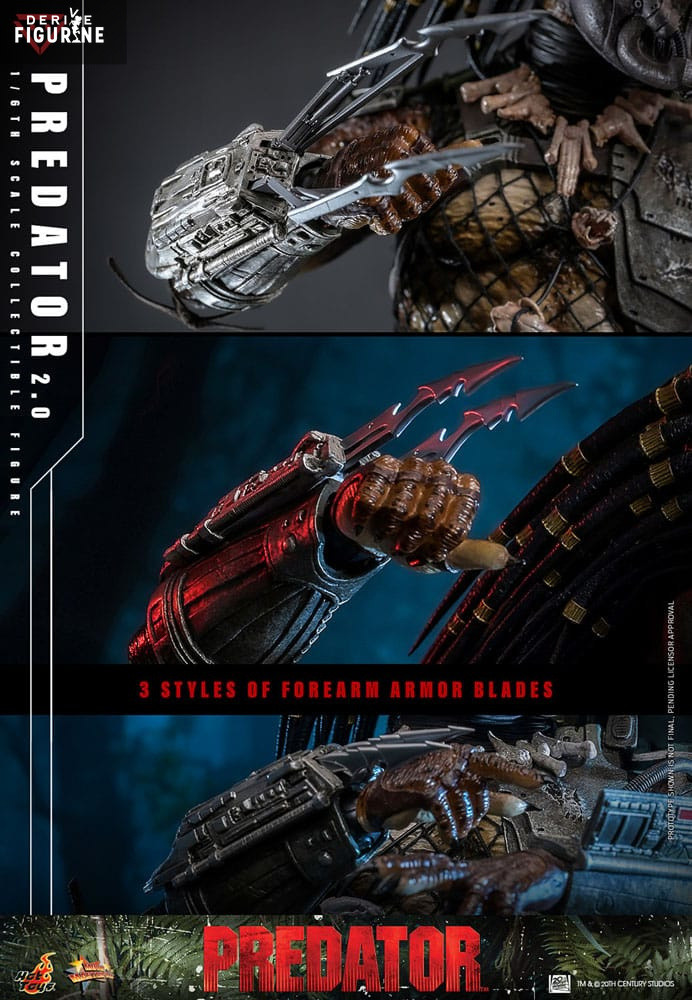 Figurine Predator 2.0, Movie Masterpiece - Predator - Hot Toys