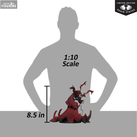 Figurine Spawn Inspired by the Art of Greg Capullo, Black White & Red ...