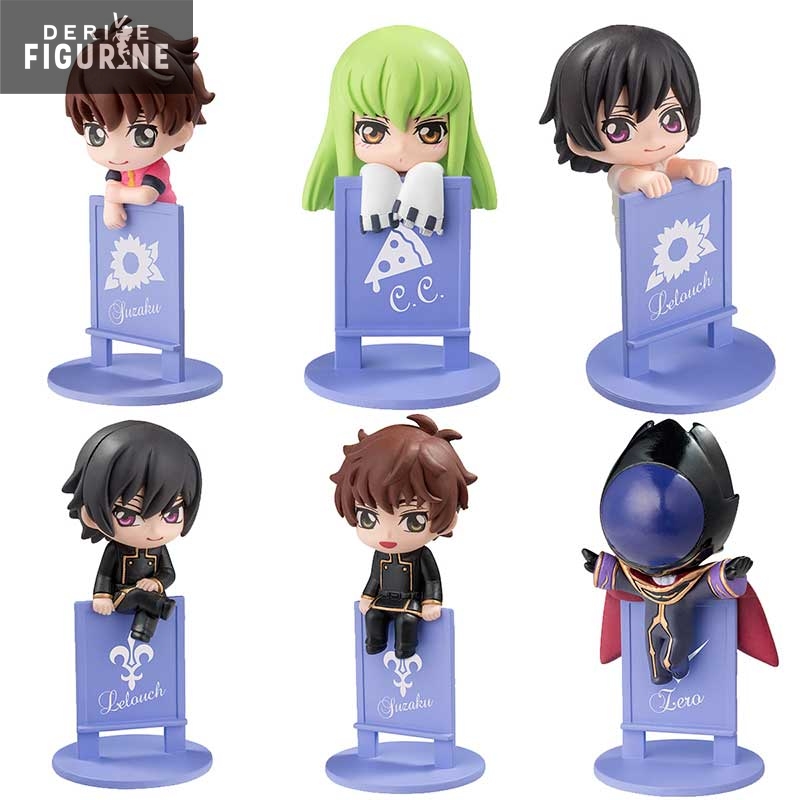 Zero, Suzaku, Lelouch and C.C figures - Code Geass - Megahouse