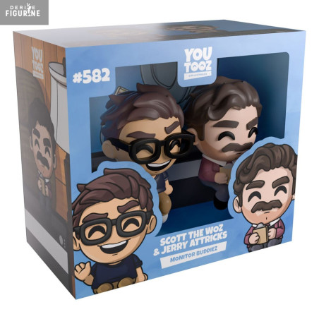 Pack 2 figures Scott the Woz & Jerry Attricks, Monitor Buddiez - Scott ...