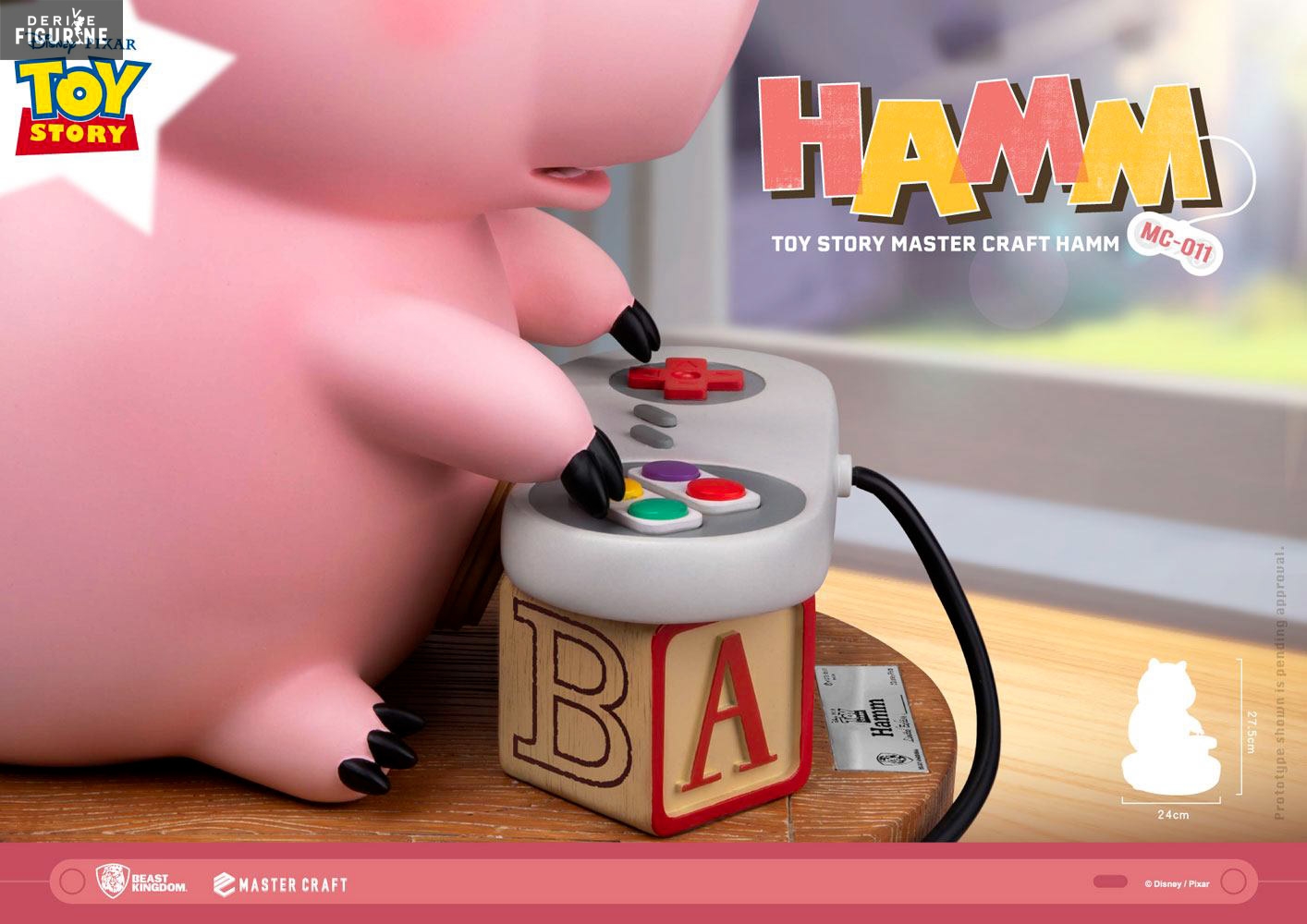 Hamm figure, Master Craft - Disney/Pixar, Toy Story - Beast Kingdom