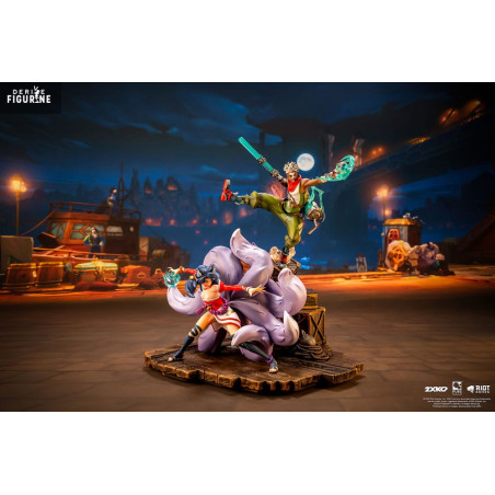2XKO Ekko & Ahri figure Diorama - League of Legends - Pure Arts