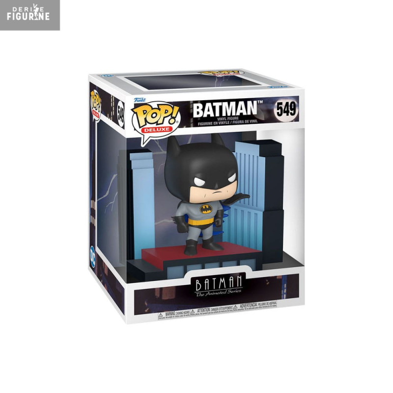 Figurine Batman on Rooftop, Pop! Deluxe - DC Comics, Batman The ...