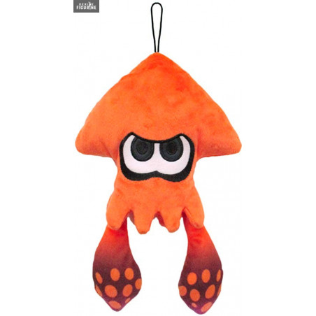 Peluche Calamar Inkling violet, rose, bleu, turquoise ou orange ...