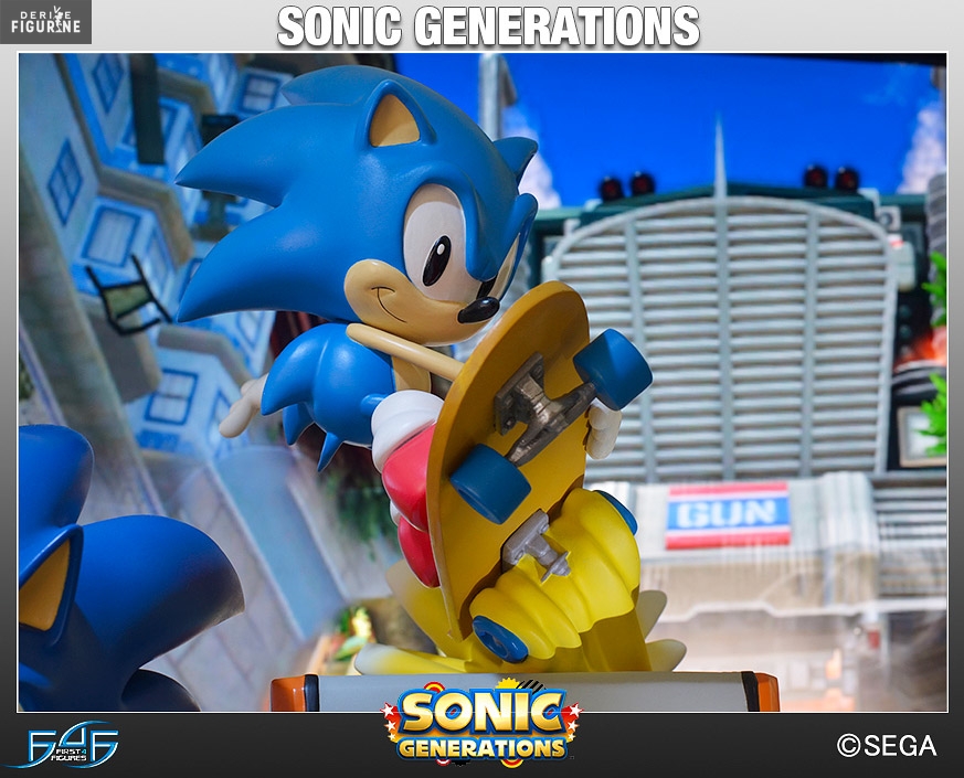 Sonic Moderne and Classique figure - Sonic Generations - First4Figures