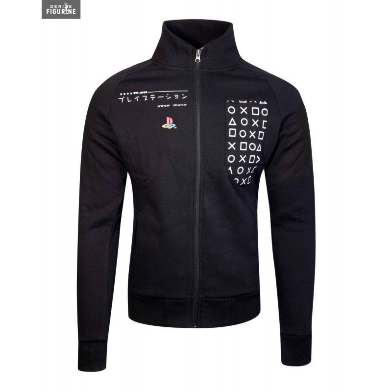 Cut & Sew Tech19 sweatshirt Woman or Man - Sony PlayStation - Difuzed