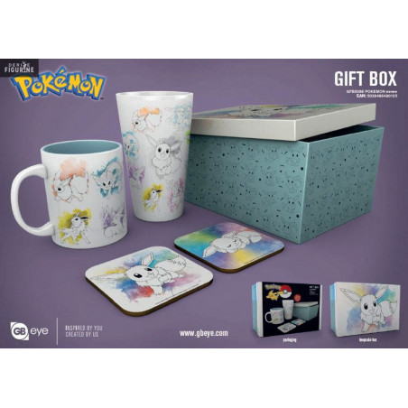 Gift box Pokémon - Eevee Evolutions or Poké Ball - GB Eye