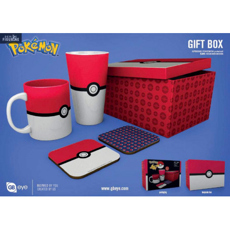 Gift box Pokémon - Eevee Evolutions or Poké Ball - GB Eye