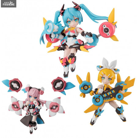 Pack 3 figurines Miku, Luka et Rin, Desktop Army Singer - Vocaloid ...