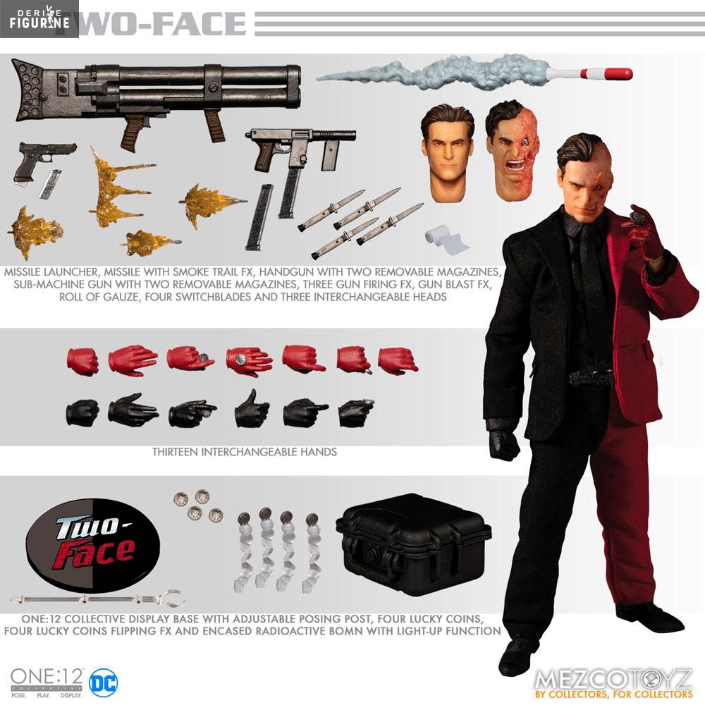 Two-Face figure, One:12 - DC Comics, Batman - Mezco Toys