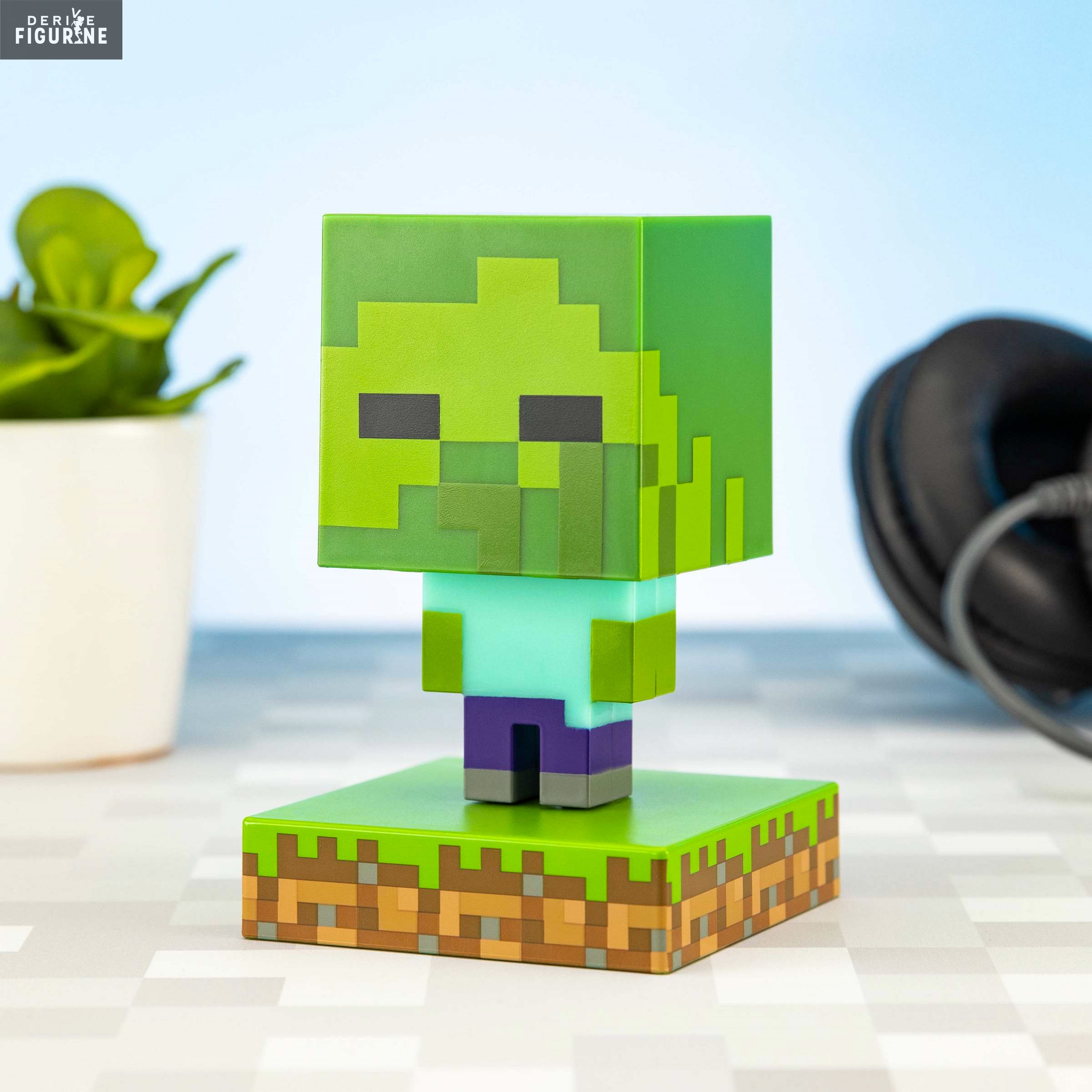 Alex, Steve, Zombie or Creeper night light, Icon Light - Minecraft ...