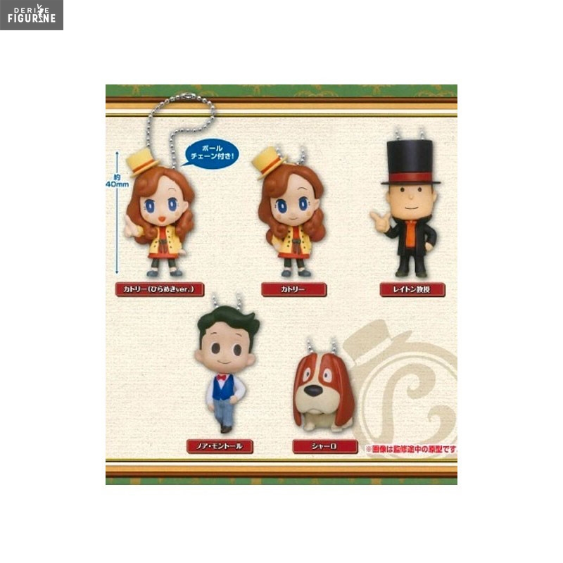 Professor Layton - Pack 5 figures - Nintendo