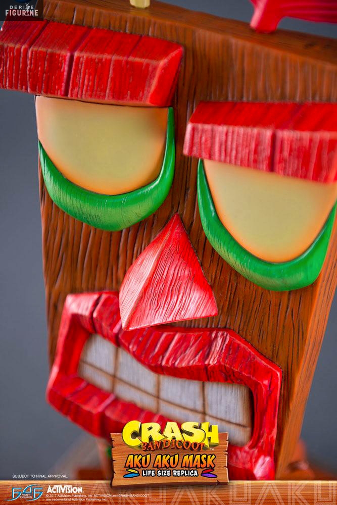 Aku Aku Mask replica, Limited Edition - Crash Bandicoot - First 4 Figures