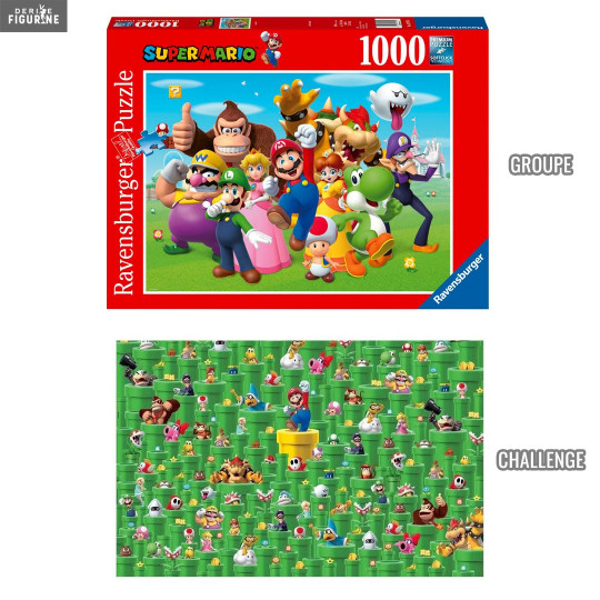 Challenge or Group Jigsaw Puzzle - Nintendo, Super Mario Bros ...