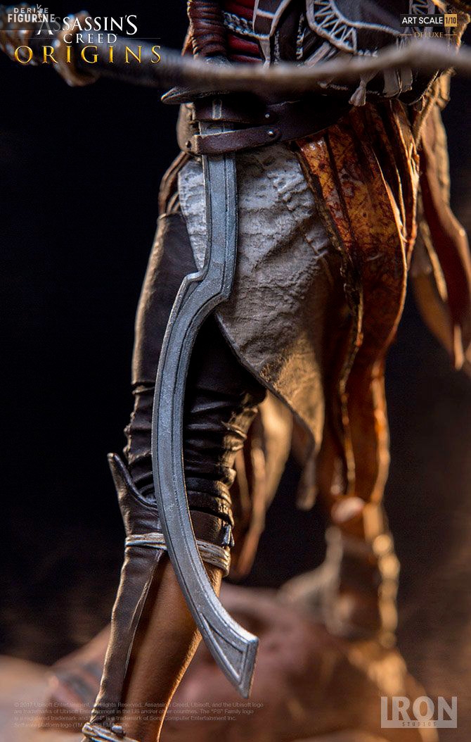 Bayek and Senu figure, Deluxe Art - Assassin's Creed Origins - Iron Studios