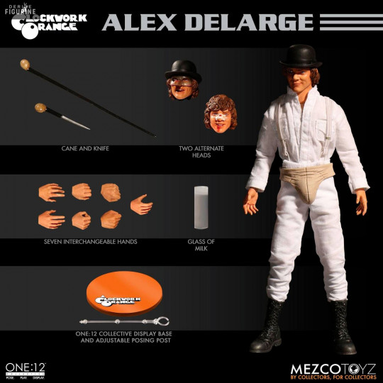 Figurine Alex DeLarge - Orange mécanique - Mezco Toys